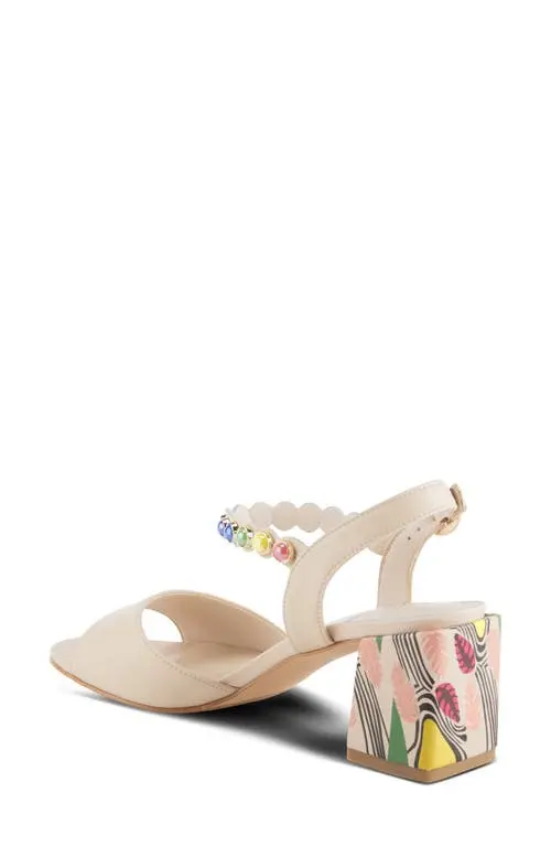 SPRING STEP SHOES Ankle Strap Sandal - Beige