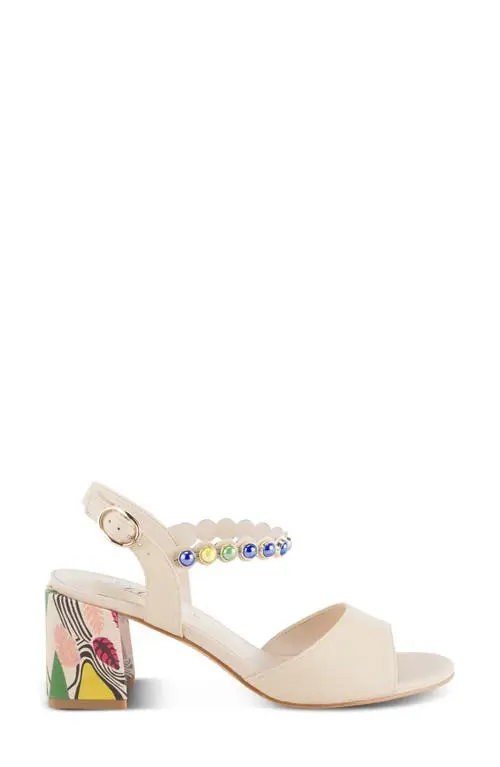 SPRING STEP SHOES Ankle Strap Sandal - Beige