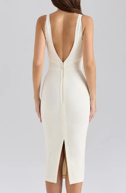 House Of Cb Classic Midi Bandage Dress
