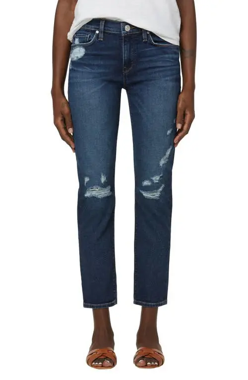 Hudson Jeans Nico Mid-rise Straight Crop Jeans - Dive