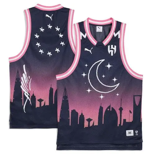PUMA Al Hilal 2025 Fifa Club World Cup Drycell Basketball Jersey - Navy