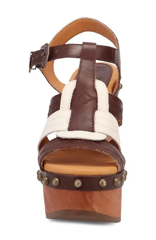DINGO Cosmo Slingback Platform Wedge Sandal