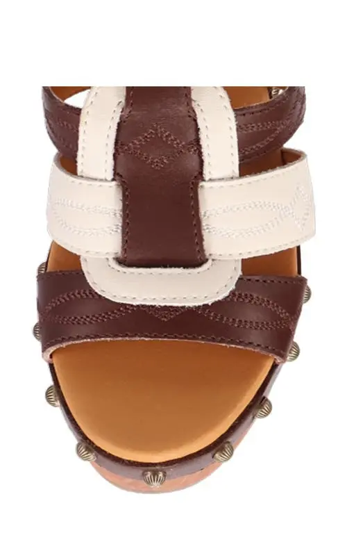 DINGO Cosmo Slingback Platform Wedge Sandal