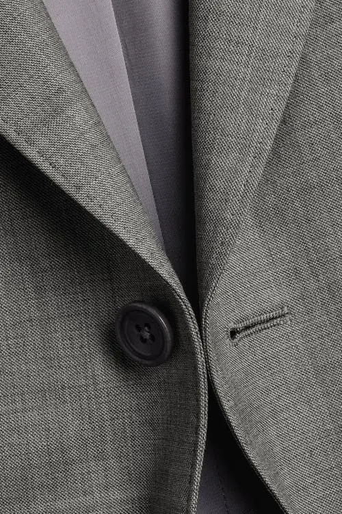 CHARLES TYRWHITT Sharkskin Suit Jacket - Grey