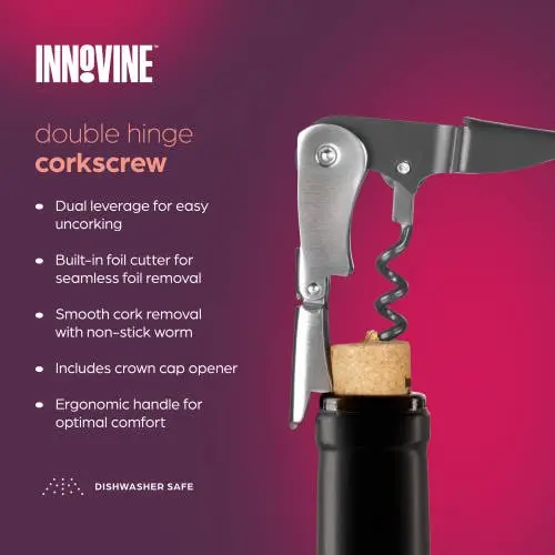 INNOVINE Double Hinge Corkscrew - Graphite