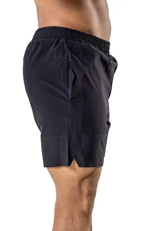 MACEOO Perforated Training Shorts - Black