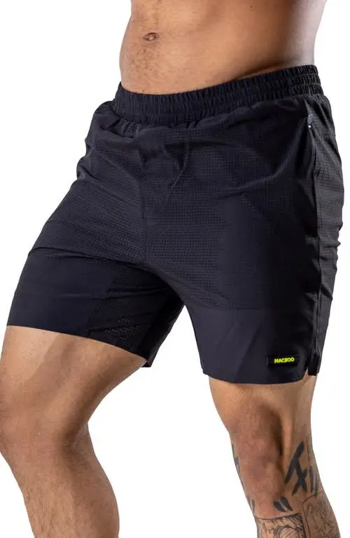 MACEOO Perforated Training Shorts - Black