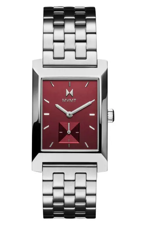 MVMT Newporter Bracelet Watch - Red