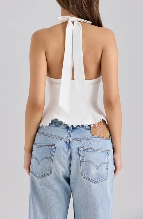 House Of Cb Elana Halter Top
