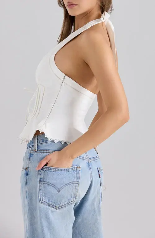 House Of Cb Elana Halter Top