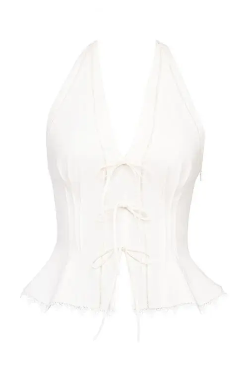 House Of Cb Elana Halter Top