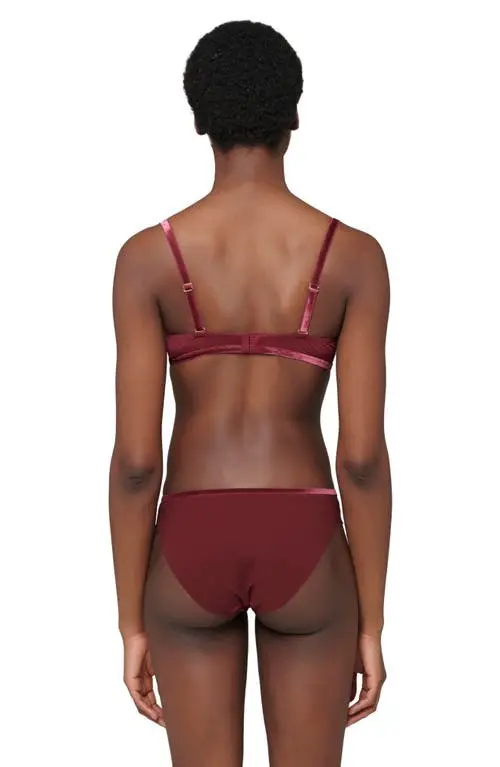 Simone Perele Scenario Underwire Demi Bra - Spinel Red
