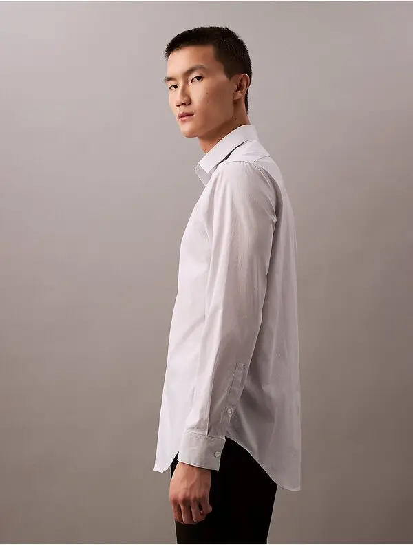Calvin Klein Stripe Slim Fit Button-Down Shirt In Grey - 60% Off |  Editorialist