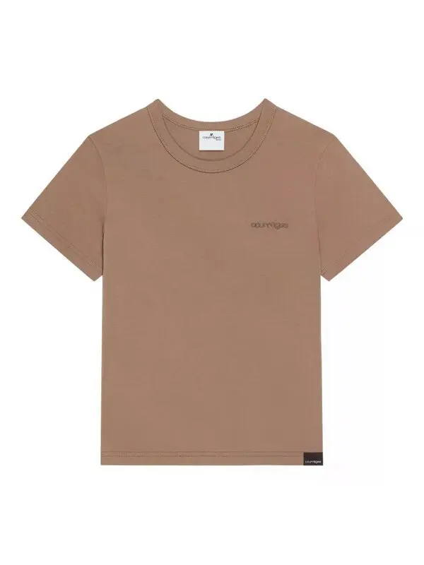 COURREGES Cotton Jersey T-shirt