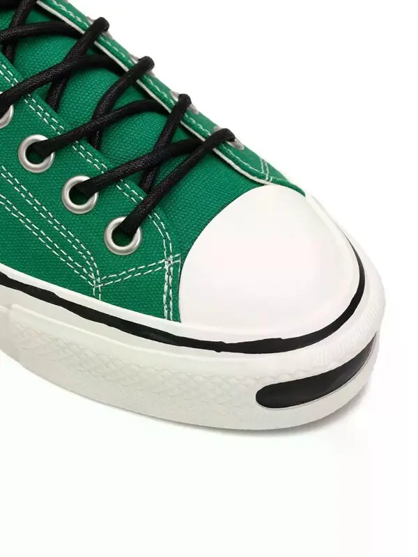 KAMIYA Joey Vulcanised-sole Sneakers - Green