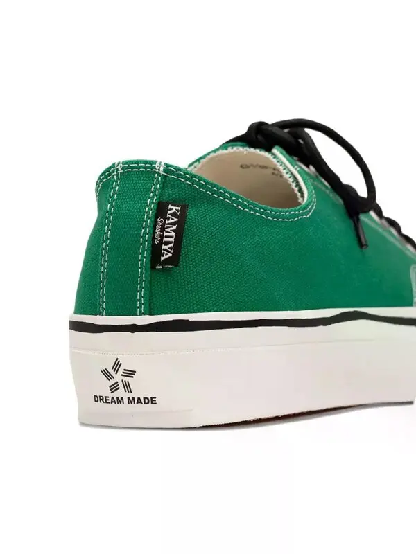 KAMIYA Joey Vulcanised-sole Sneakers - Green