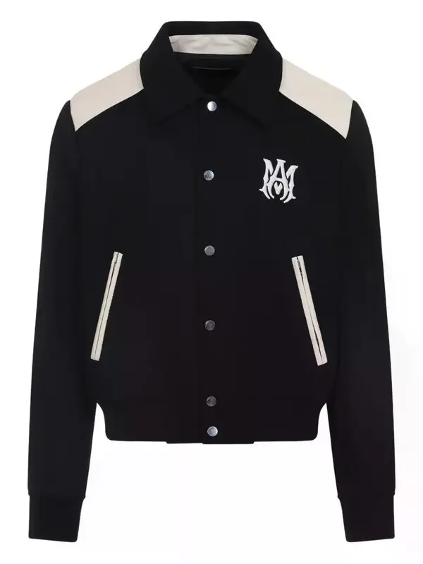 Amiri Varsity Logo-embroidered Jacket