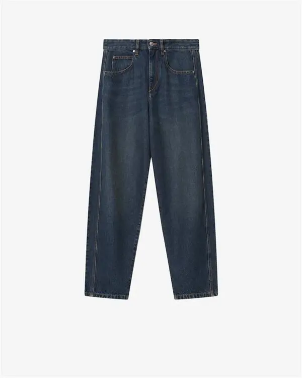 Isabel Marant Étoile Oriane Barrel Jeans - Blue