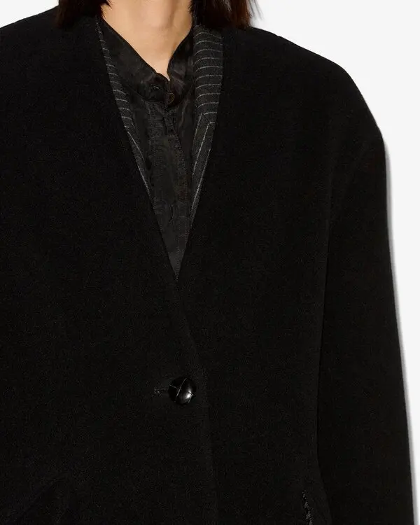 Isabel Marant Étoile Florane Long Coat - Black