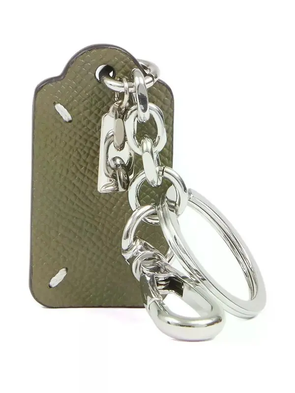 MAISON MARGIELA Double Tag Keyring - Green