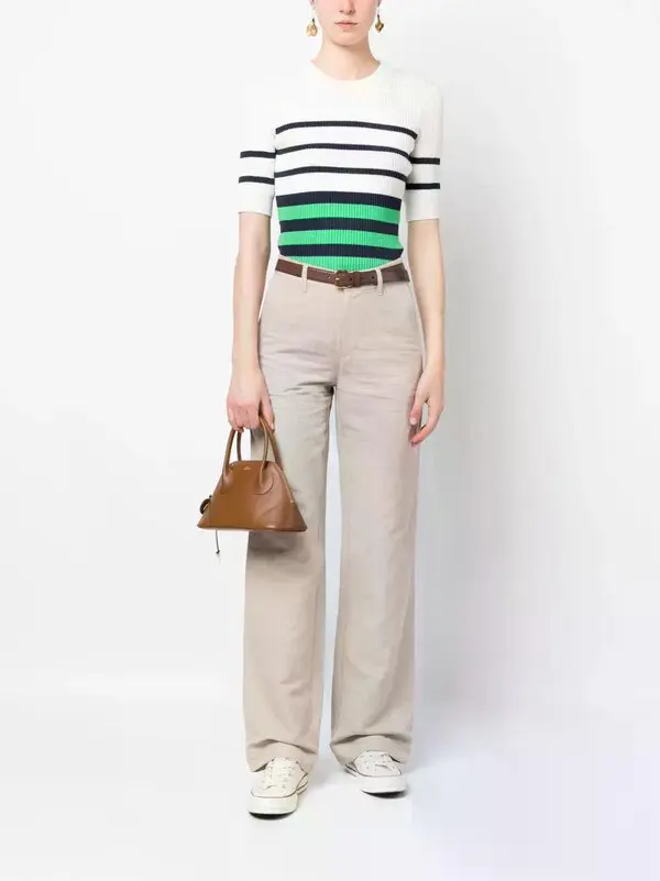 A.p.c. High-waist Wide-leg Trousers