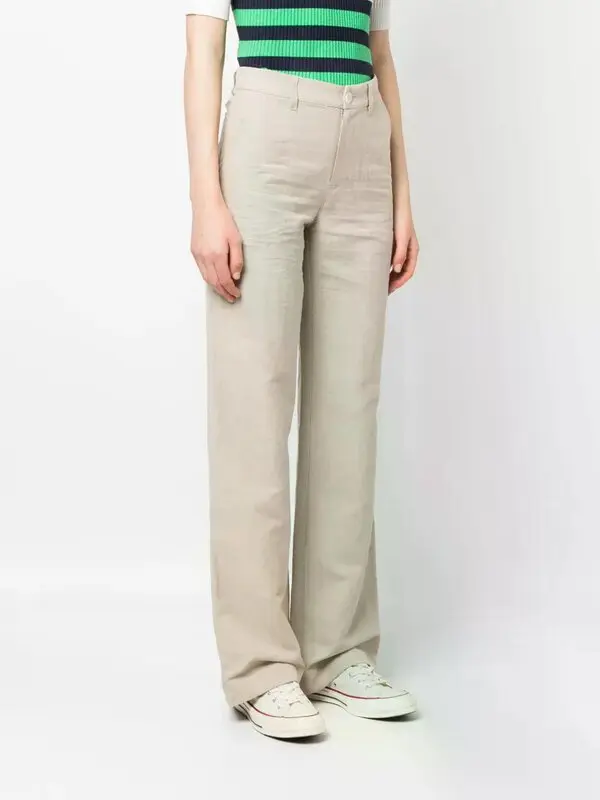 A.p.c. High-waist Wide-leg Trousers