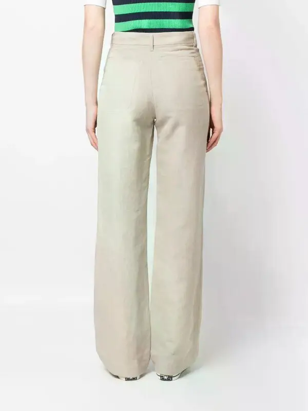 A.p.c. High-waist Wide-leg Trousers