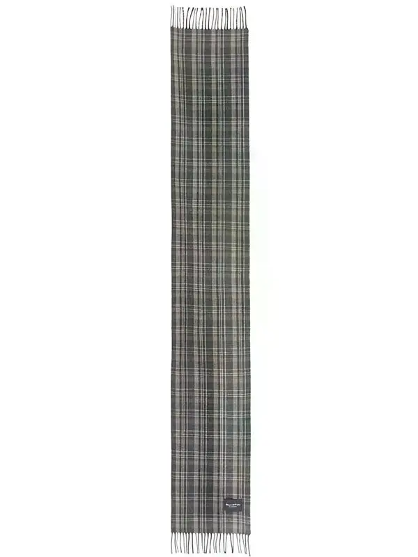 Marc O'polo Plaid Fringed Scarf