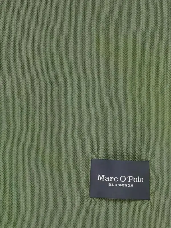Marc O'polo Ribbed Knit Scarf - Green