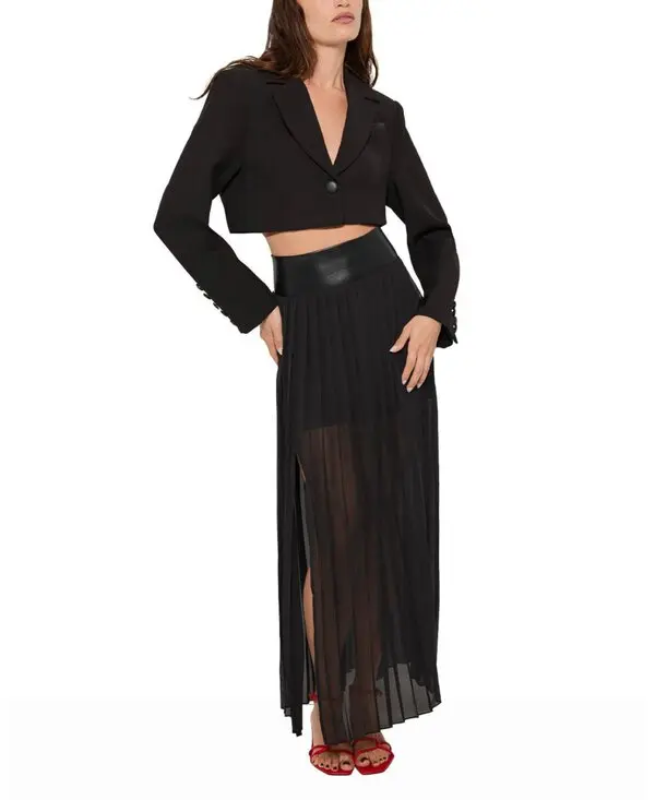 AS By DF Felice Cropped Blazer