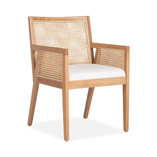 SAFAVIEH Malik Rattan Dining Chair - Wood