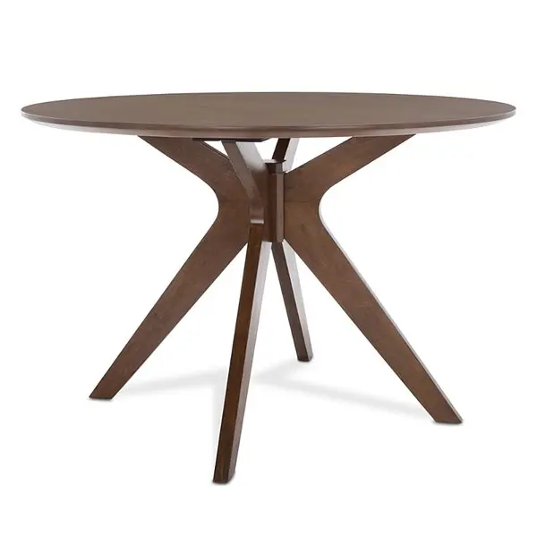 SAFAVIEH Carolee 46 Round Dining Table - Walnut