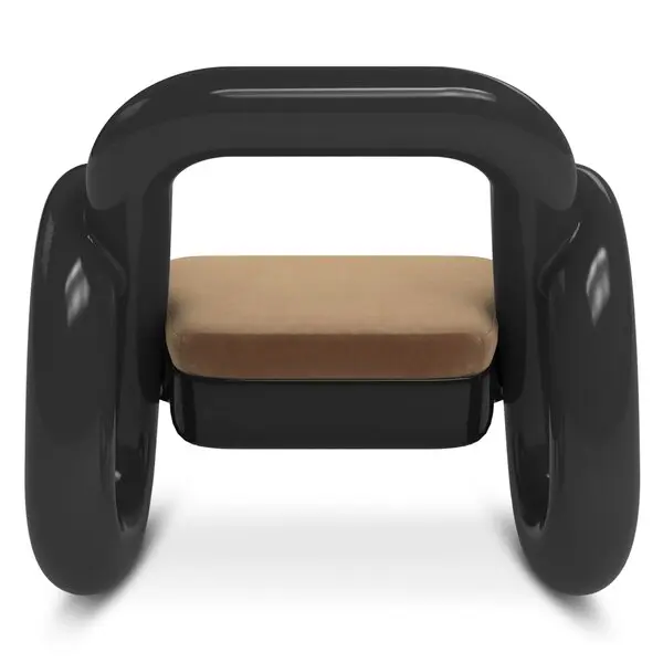 CARACOLE Gelee Accent Chair - Chocolate