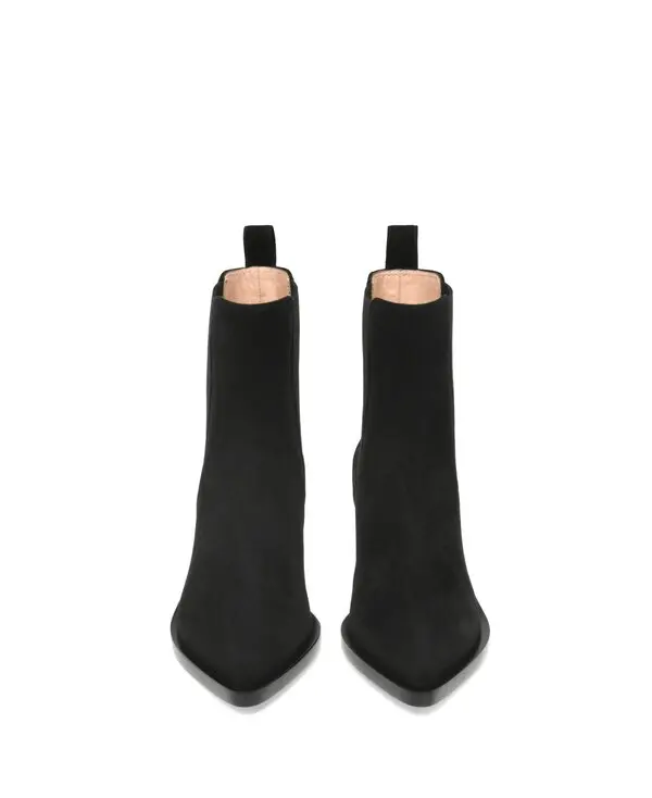 GIANVITO ROSSI Wylie Booties - Black Suede