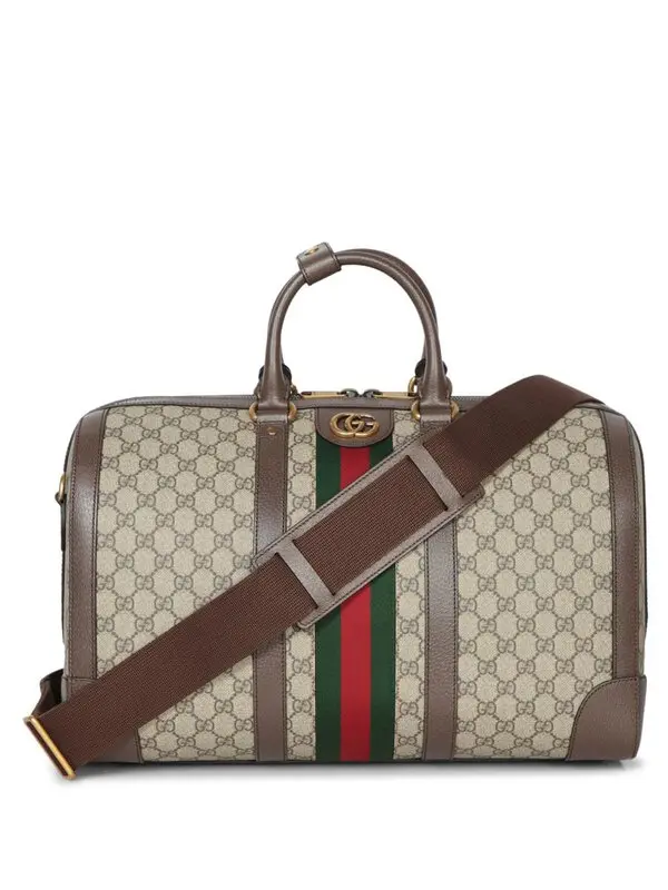 Gucci Gg Supreme Travel Bag - Beige