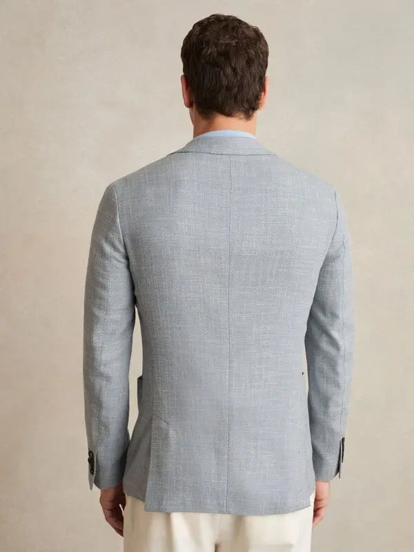 REISS Aphrodite Slim Fit Single Breasted Blazer With Cotton
