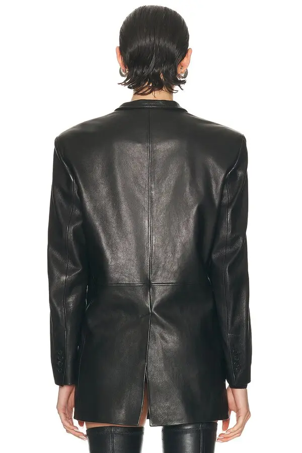 Attico Leather Jacket