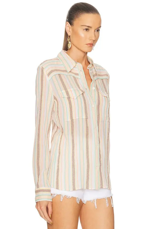 Chloé Button Down Long Sleeve Top