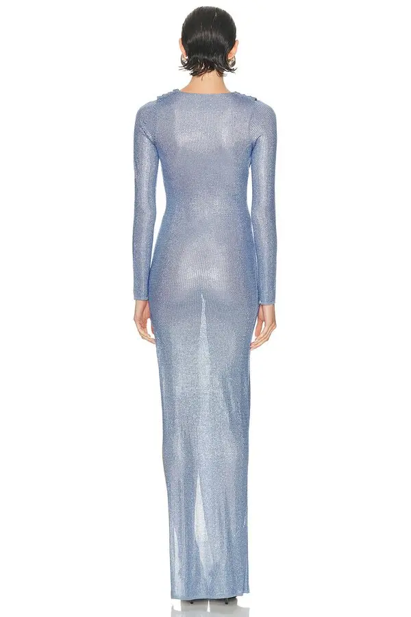 David Koma Jersey & Hotfix Gown