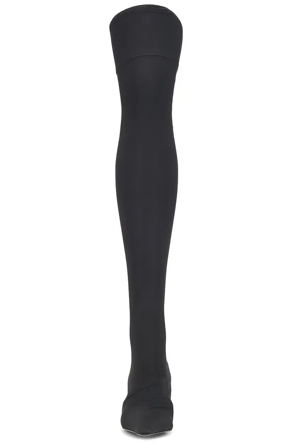 Victoria Beckham Jersey Thigh High Boots