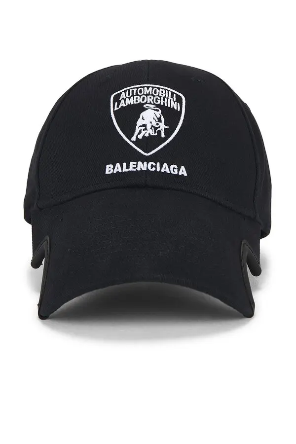 Balenciaga Lamborghini Cap - Black