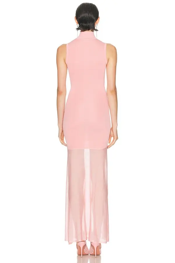 SEROYA Amine Maxi Dress - Coral Blush