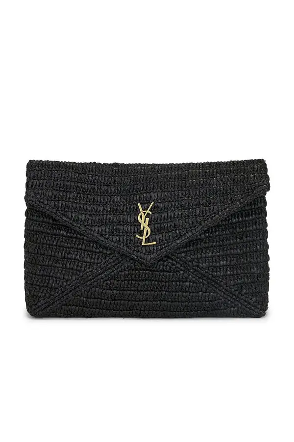 Saint Laurent Large Envelope Pouch - Nero