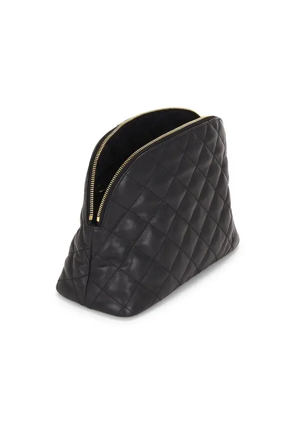 Saint Laurent Large Cosmetic Pouch - Nero