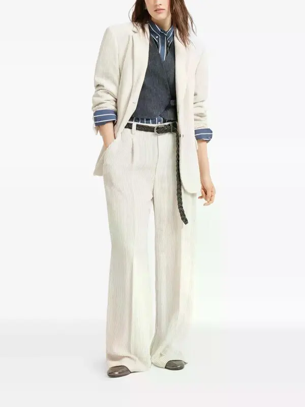 Brunello Cucinelli Striped Poplin Shirt