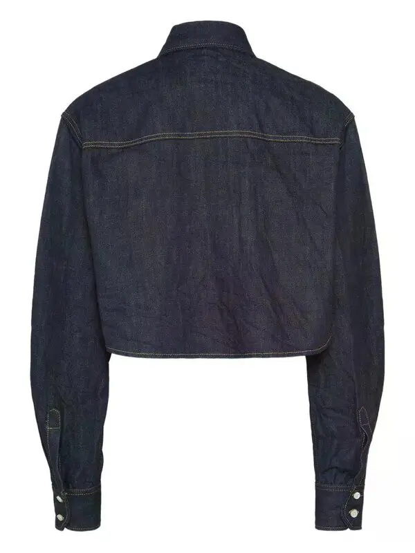 Dsquared2 Cropped Denim Shirt