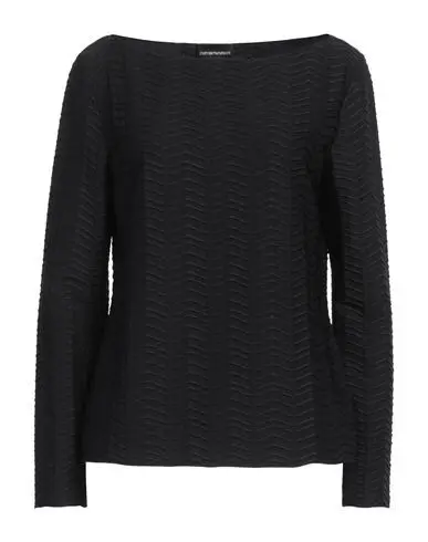 Emporio Armani T-shirt With Boat Neckline - Black