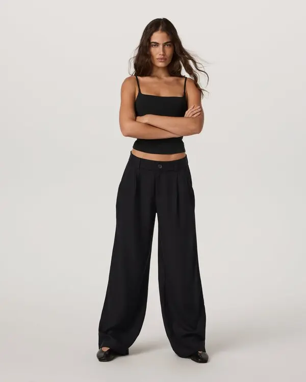 Vuori Trestles Twill Wideleg Pant - Black
