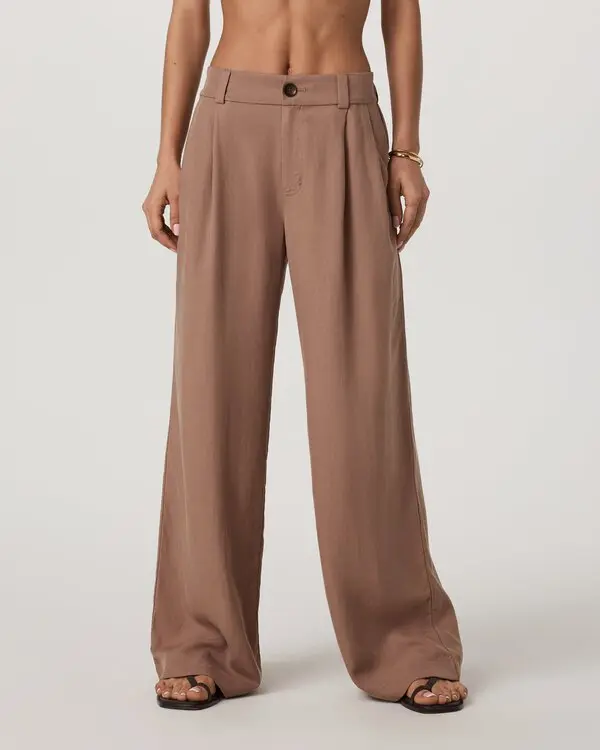 Vuori Trestles Twill Wideleg Trousers - Nutmeg