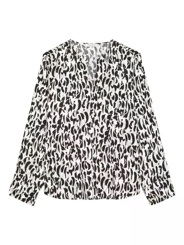 Marc O'polo Animal-print Button-up Blouse
